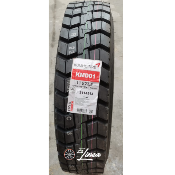 KUMHO TIRE 11R22.5 16PR 148K KMD01 - Llantaenlinea.com